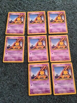 8 Pokémon TCG Abra Base Set 2 65/130 Regular Unlimited Common | eBay
