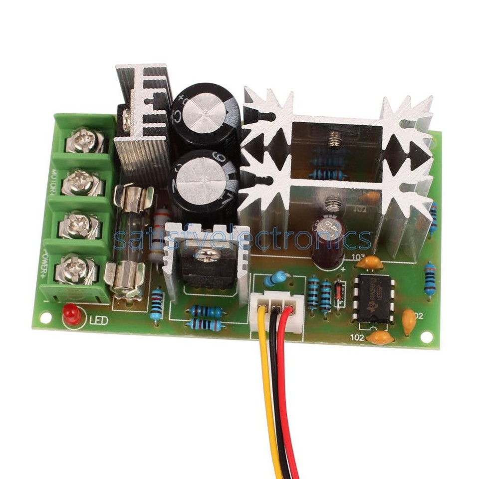 Universal 20A DC 10-60V PWM HHO RC Motor Speed Regulator Controller ...