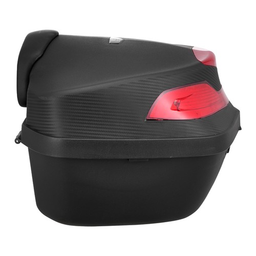 48L Motorcycle Rear Storage Top Case Tail Box Scooter Trunk Luggage ...