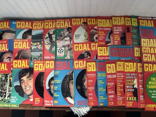 Goal Magazines 1960s Onwards all Listed & Number and Month Issued only ...
