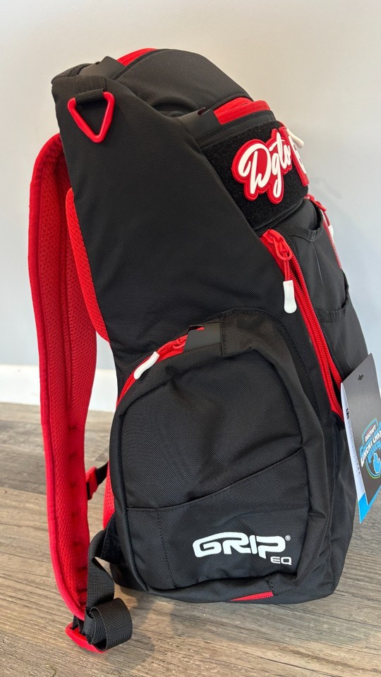 Grip EQ Disc Golf Backpack 2025 DGLO Special Edition Bag Black Red ...