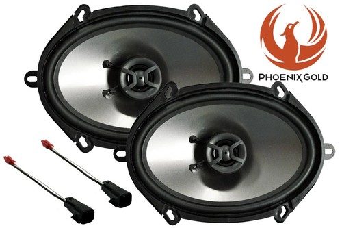 Phoenix Gold Z-Series 2-Way Ford Replacement Car Truck Speakers & Plug ...
