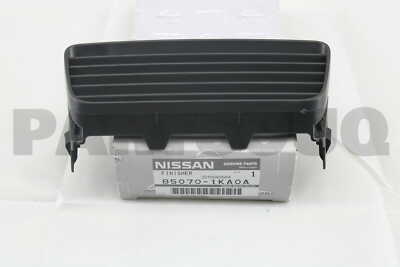 850701KA0A Genuine Nissan Rear Bumper Center Finisher FINISHER-REAR ...