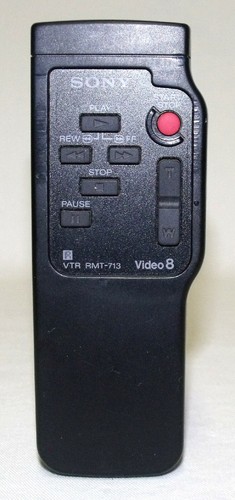 OEM Sony RMT-713 Remote Control Handycam Video 8 Camcorders Tested ...