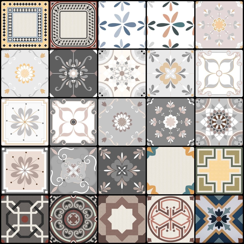 25 pcs classic ceramic tiles. Decor, ornate,gift and art craft ...