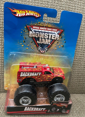 HOT WHEELS MONSTER JAM 1/64 BACKDRAFT 22/70 M4004 2007 *NU* | eBay