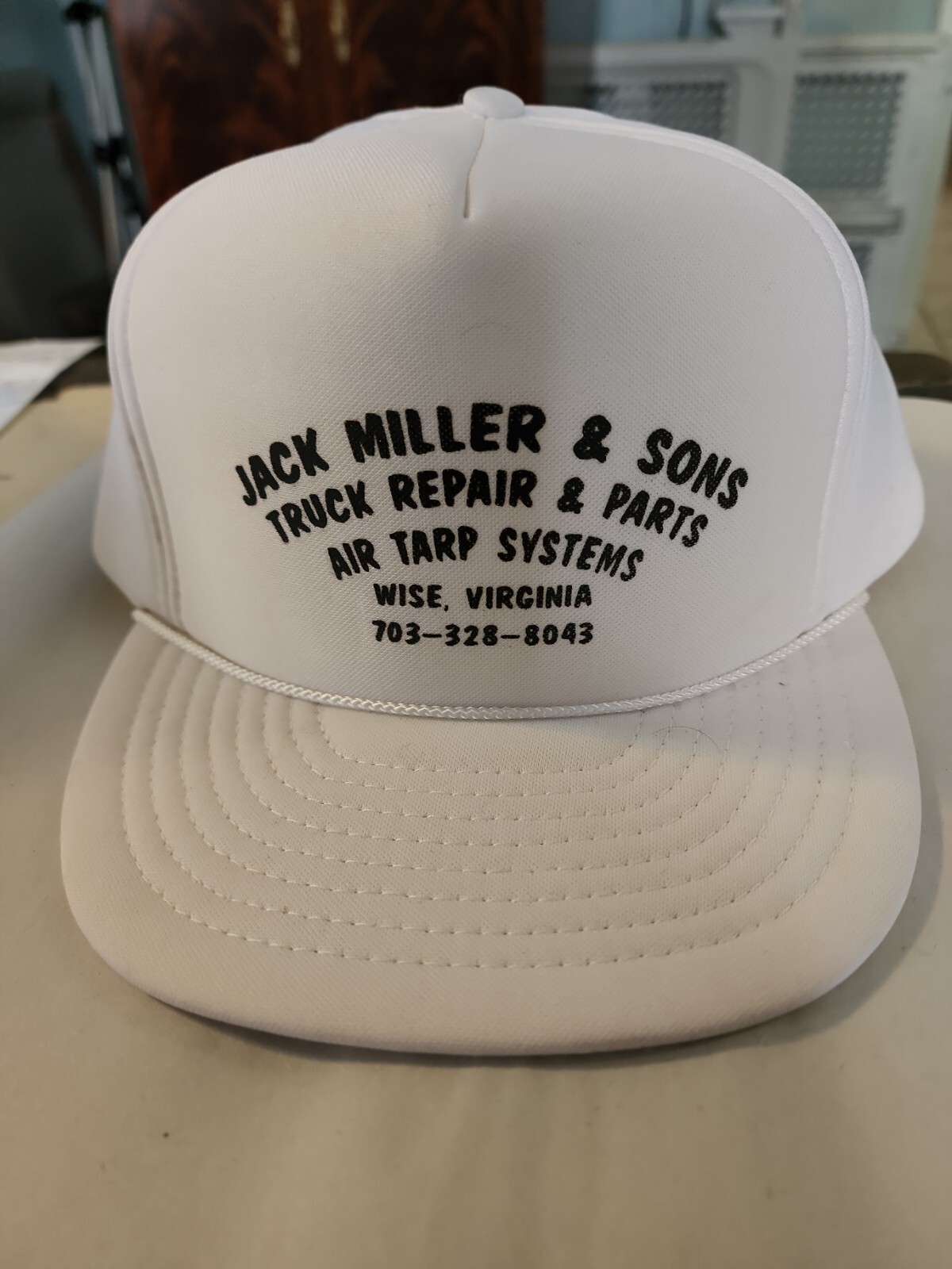 Vintage Truck Repair & Parts Full Foam Rope Snapback Trucker Hat Cap ...