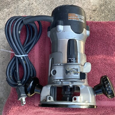 Porter Cable 890 Heavy Duty Router 8902 Motor 120V w/ Plunge Base 8931 ...