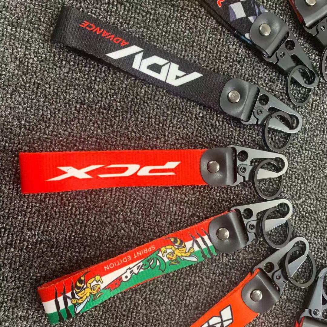 Variety of Motorcycle Keyring MotoGP Motocross Car keychain wrist strap ...