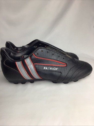 Rare Vintage Patrick Soccer Cleats Shoes Size Men 6.5 US Leather Black ...