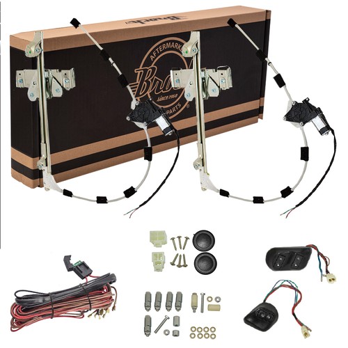 Custom Hot Rod Universal Electric Power Window Regulator Upgrade Conversion Kit | eBay