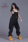 CHILI TOYS 1:6 CL005 Overalls Pants Vest Clothing For 12" Female TBL ...