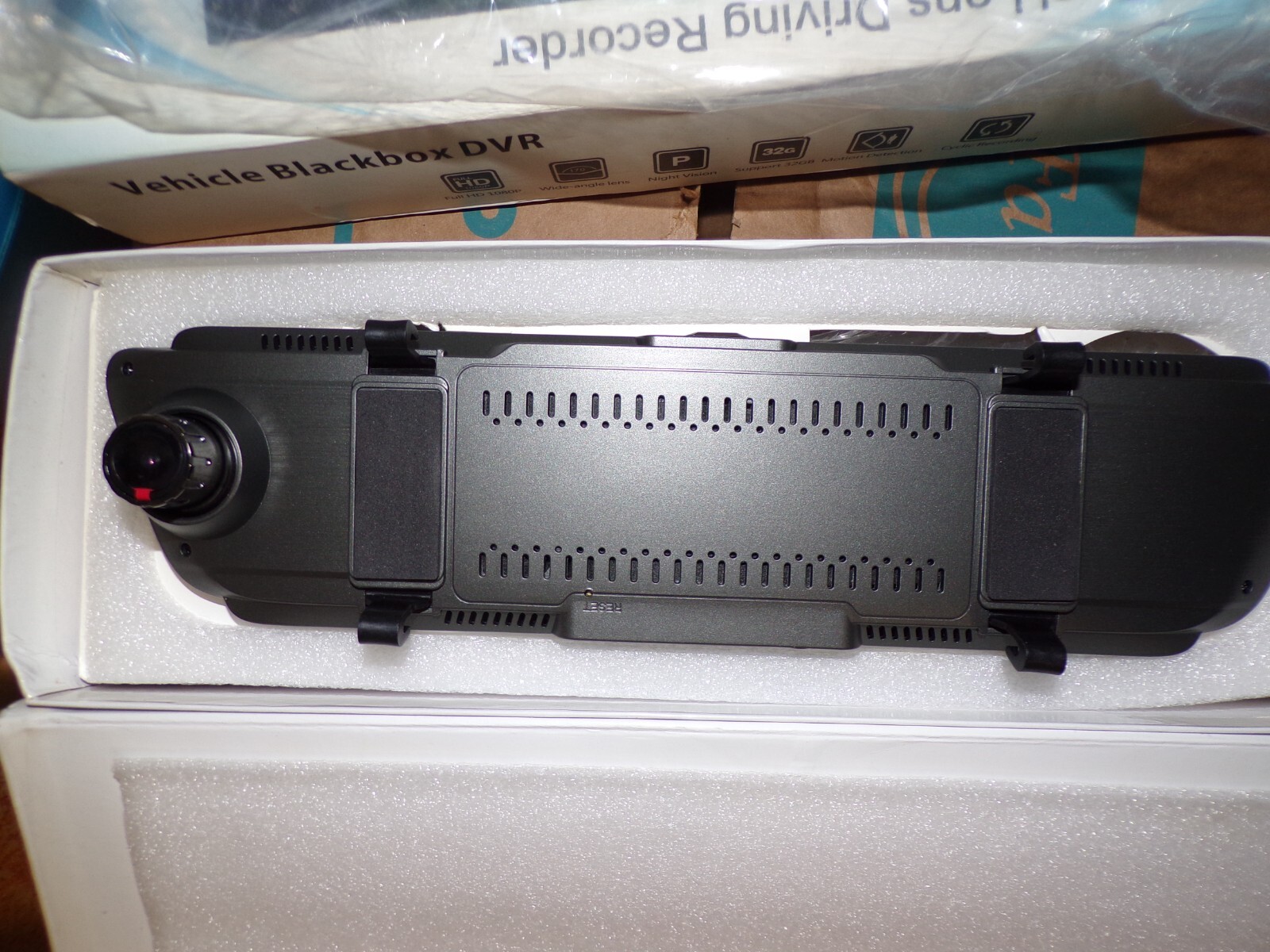 Vehicle Blackbox DVR Full HD 1080 Rear View Mirror Car Camera Dash Cam ...