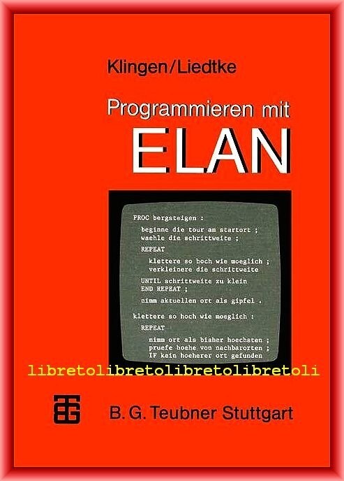 Programmieren mit ELAN von Jochen Liedtke (1983, Taschenbuch) online kaufen | eBay