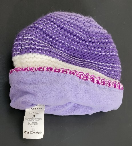 Columbia Boggin Beanie Purple/White Winter Hat Ski Youth Size S | eBay