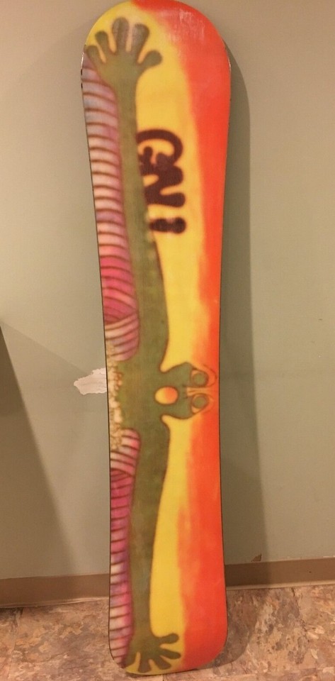 Vintage GNU (Mervin Mfg) Temple Cummins 163 cm Snowboard (1998/1999 ...