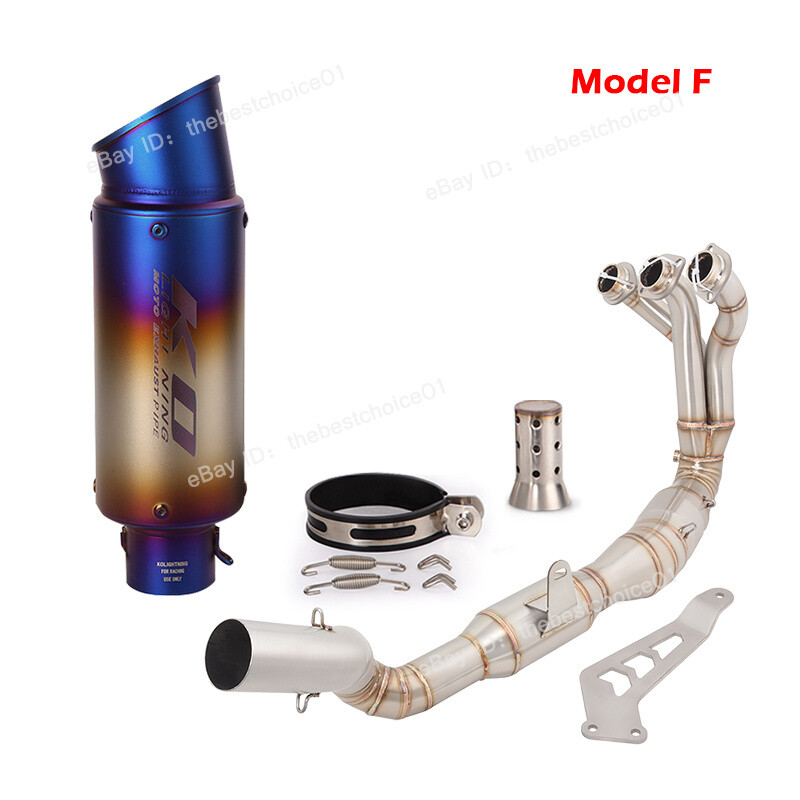 For Yamaha MT-09 FZ09 2020-2023 Header Link Pipe Exhaust System Muffler ...