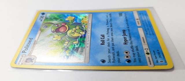 Pokémon TCG Politoed Sun & Moon: Guardians Rising 25/145 Reverse Holo ...