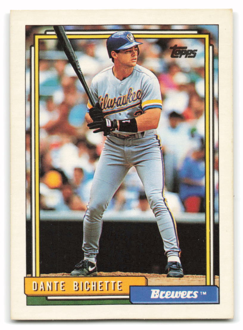 Dante Bichette 1992 Topps BASEBALL #371 Milwaukee Brewers | eBay