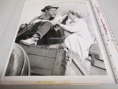 ABC TV show photo 1964 WAGON TRAIN western cowboy Robert Ryan Vera ...