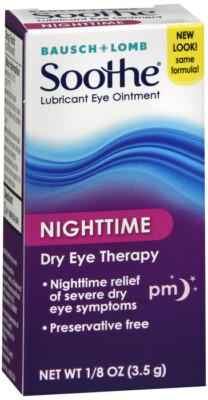 SOOTHE NIGHT TIME DRY EYE OINTMENT 3.5GM 310119022399 | eBay