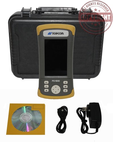 TOPCON FC-500 DATA COLLECTOR, POCKET 3D SOFTWARE, RTK GPS,ROBOTIC ...