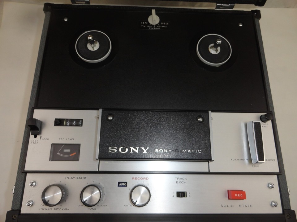 Sony TC-105A Sony-o-Matic Portable Reel-to-Reel Tapecorder Tape ...
