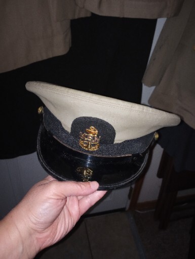Vintage US Navy Khaki Dress Uniform 4 Pair Of Pants, 1 Hat and 2 ...