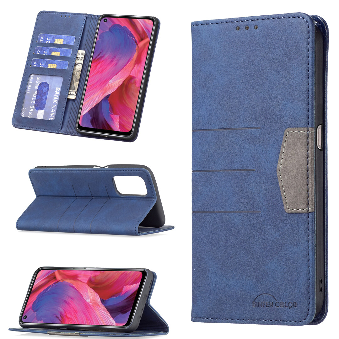 For OPPO A54 A74 A94 A93 A55 5G A54S A15 A16S A72 Case Leather Wallet ...