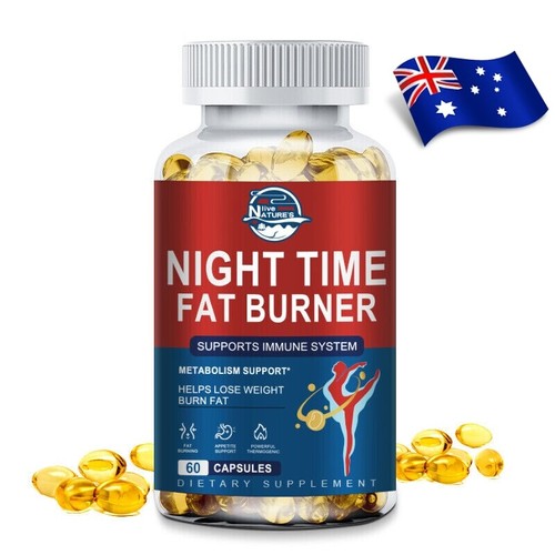 Night Time Fat Burner Capsules For Fat Burn Weight Loss Appetite ...