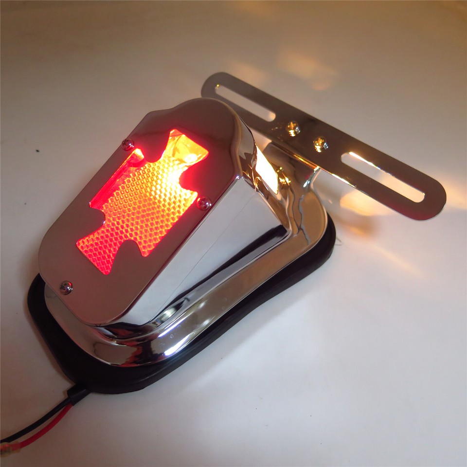Maltese Cross Tail Light for Harley Tail Light Metal Cross Brake Light ...