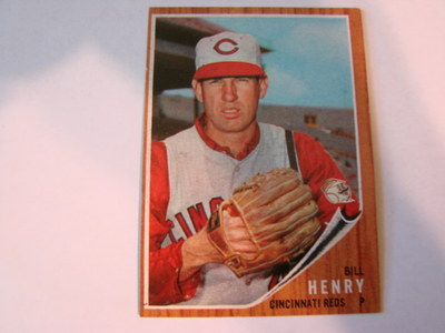 1962 Topps # 562 Bill Henry card Cincinnati Reds | eBay