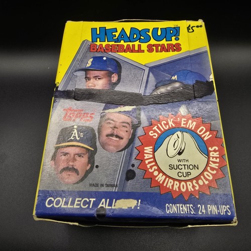 1990 Topps Baseball Heads Up Wax Box W/ 24 Sealed Packs | eBay