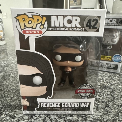 Funko Pop! Rocks MCR My Chemical Romance #42 Revenge Gerard Way Special ...