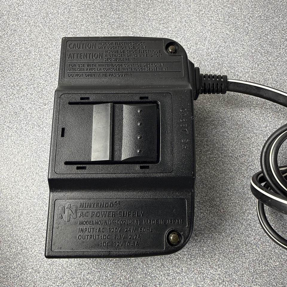 Authentic OEM Nintendo 64 N64 Power Supply Adapter | eBay