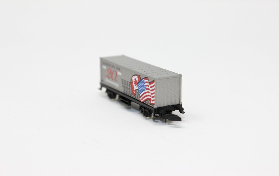 Z Scale Marklin 1980-2000 Marklin Inc. 20th Anniversary USA Canada Flag ...