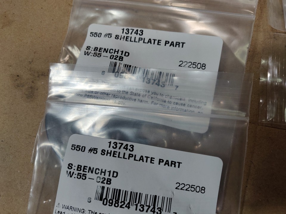 Lot Of 24 Dillon 550 Parts, 13684 & 13743 Shell Plate, 14015 Primer ...