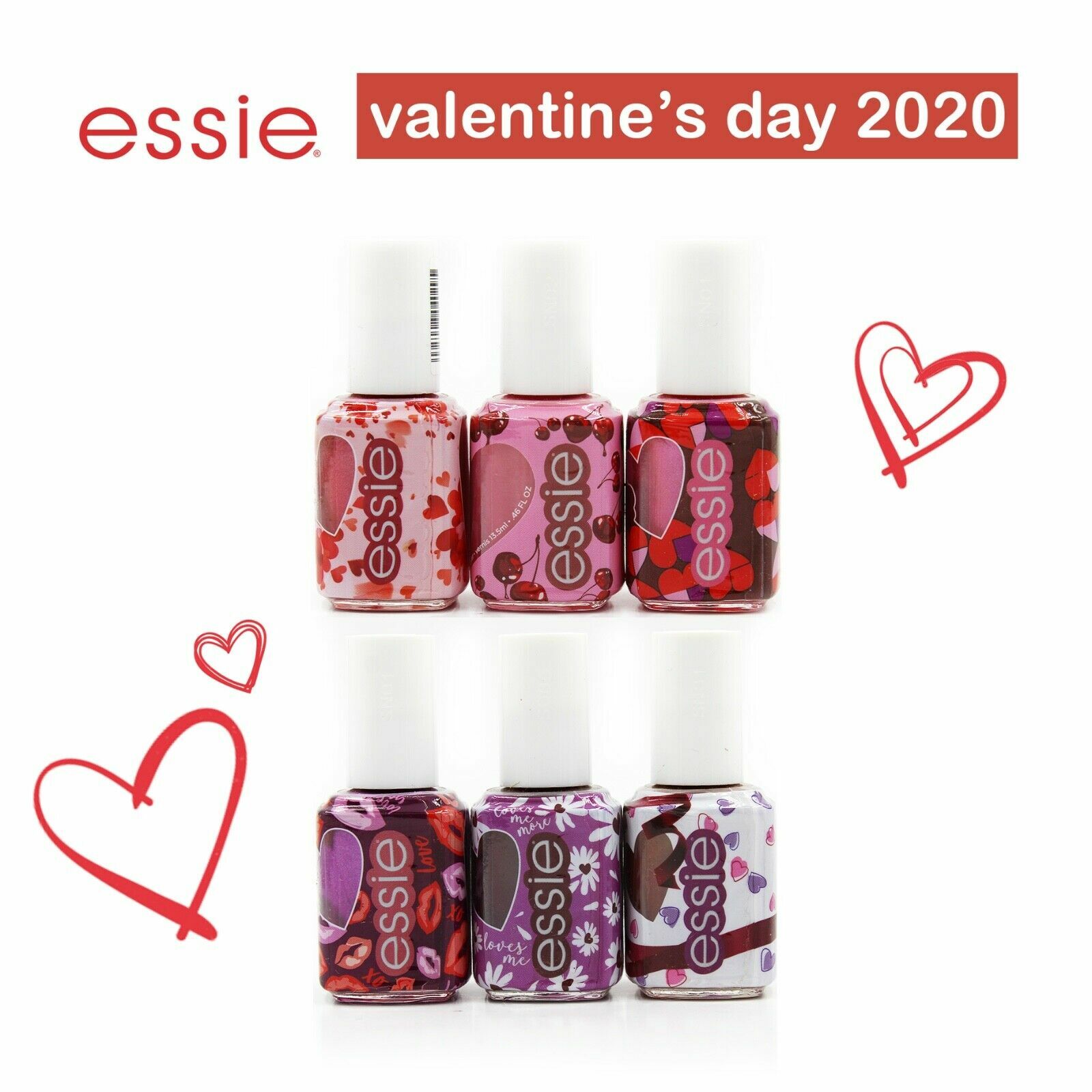 Essie Valentine's Day 2020 FULL Limited Edition Collection (1600-1605 ...