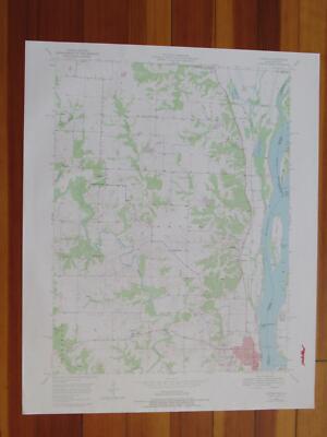 Canton Missouri 1977 Original Vintage USGS Topo Map | eBay