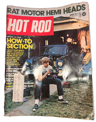 March, 1973 Hot Rod Magazine Rat Motor Hemi Heads How-To-Section | eBay