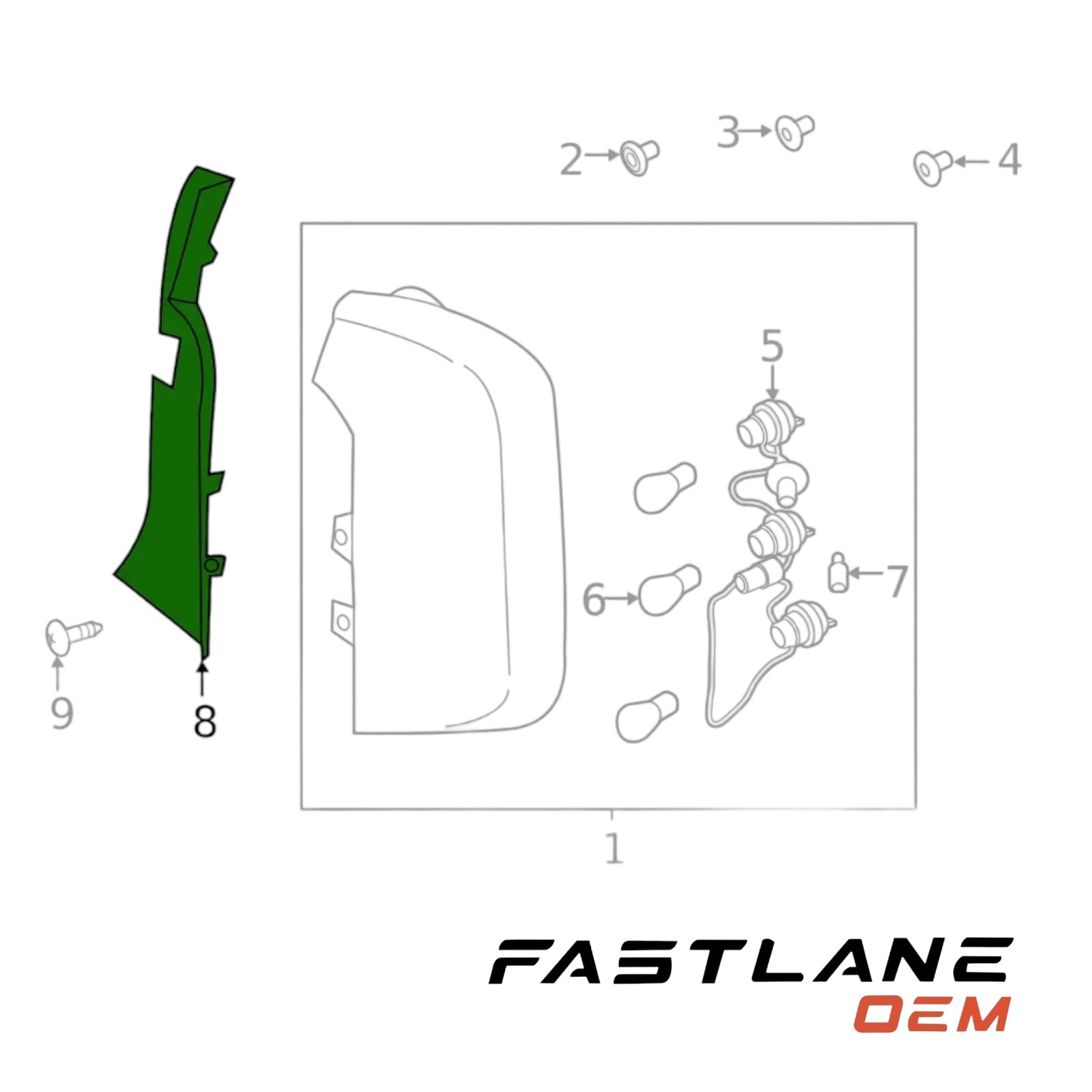 Genuine Kia Inner Cover 92411-S9000 for sale online | eBay