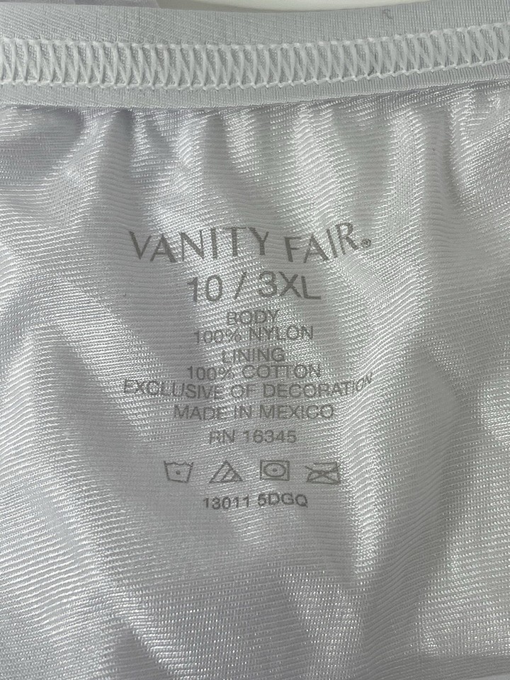 VTG Vanity Fair Set of 2 Briefs Size 10 3XL Silky Nylon Briefs Mushroom ...