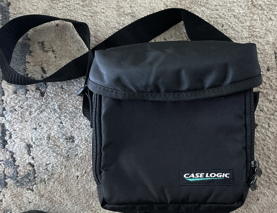 Vintage Case Logic CD Player Walkman Discman Carrying Case Soft ...