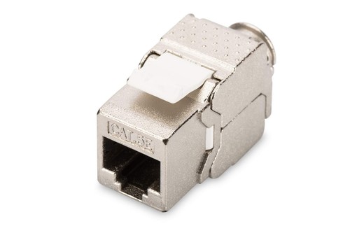 DIGITUS Keystone Module Cat 5e Shielded - RJ45 jack - 100 MHz - 1GBase ...