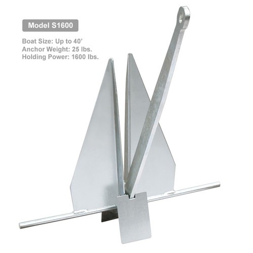 DANFORTH ANCHORS DAN-94015 25Lb Danforth Anchor, Heavy Duty Marine ...