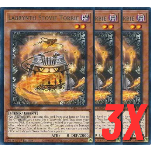 Yugioh Labrynth Stovie Torbie (TAMA-EN019) 1st Edition RARE (NEAR MINT ...