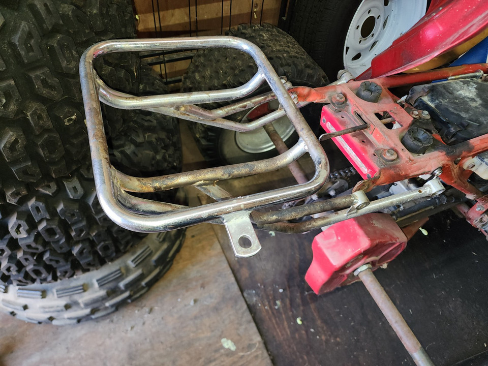 Atc 200r Rear Cooler Gas Rack FITS 1983 1984 1985 Good Used Shape ...