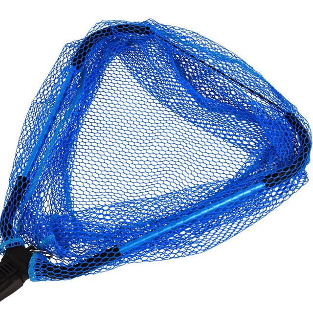 LEO Folding Fishing Net Collapsible Telescop Triangular Fish Landg ...