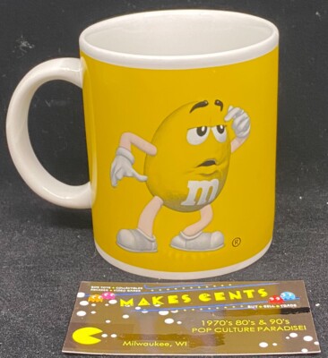 Mars M&M’S Collectible Yellow Coffee Mug/Cup Advertising Novelty | eBay