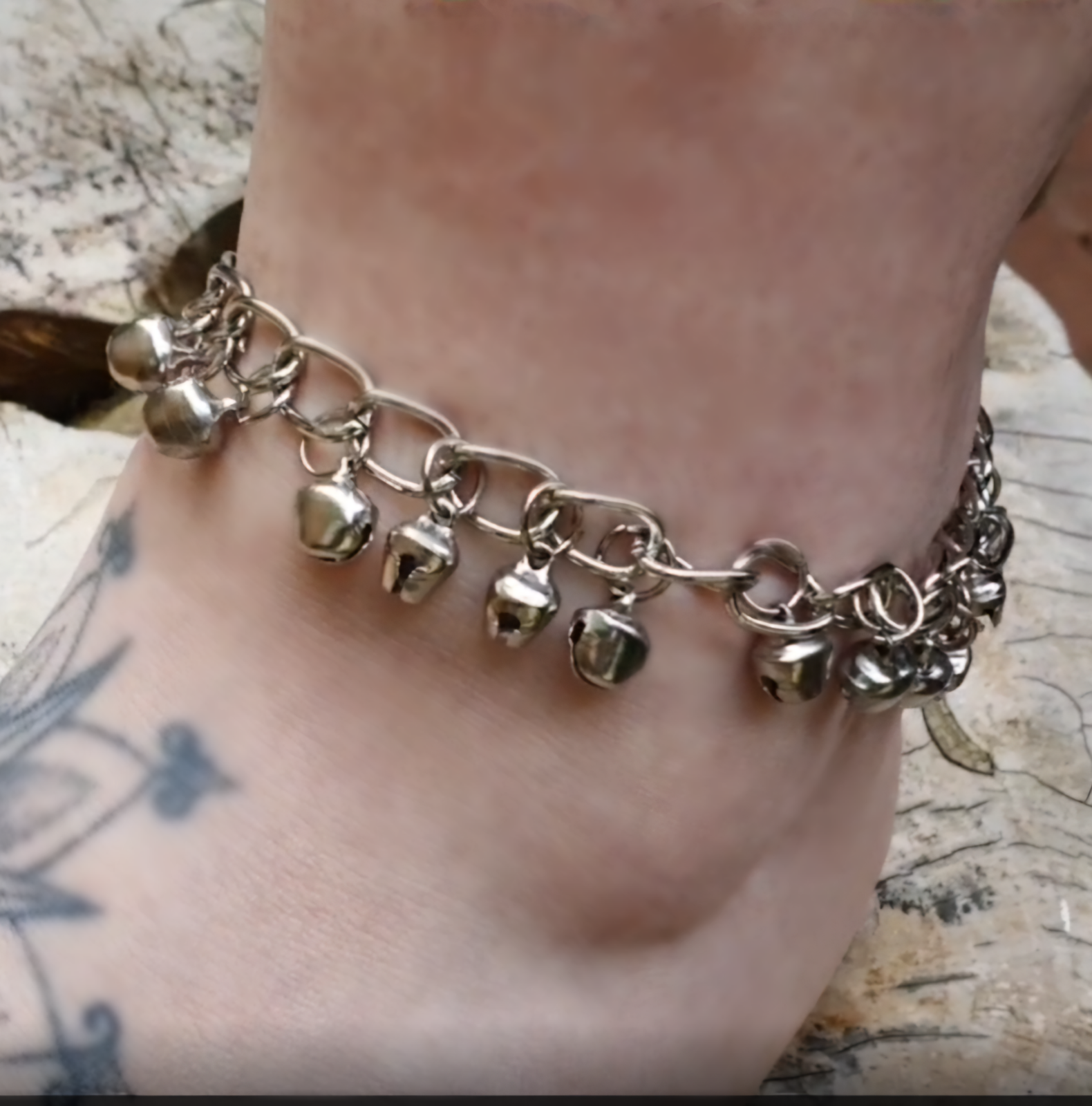 Bell Ankle Bracelet 20 Bells Anklet Quality Shiny Steel Dancing Bells ...